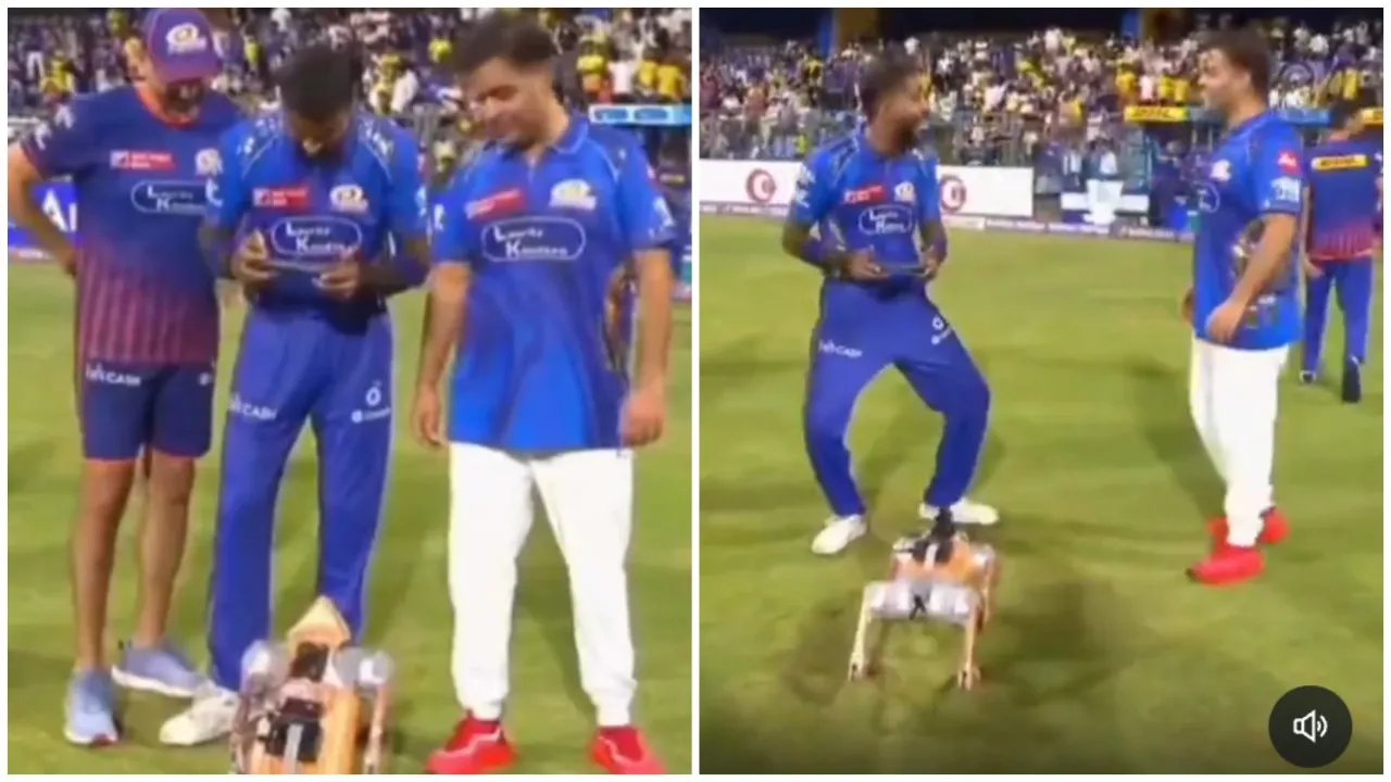 [WATCH] IPL 2025: Mumbai Indians captain Hardik Pandya and Ambani found playing like child with ...